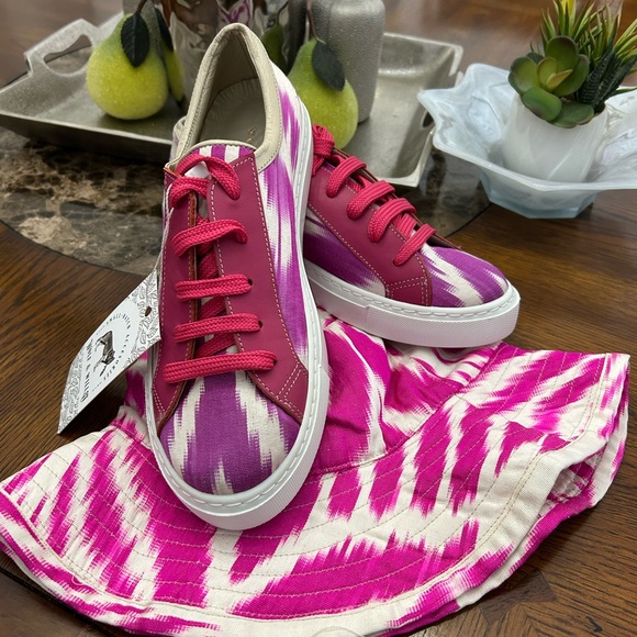 Wolf & Willa | Shoes | Nwt Wolf Willa Pink And Purple Tiedye Sneakers ...